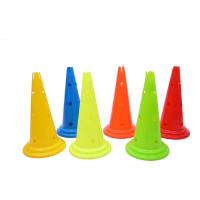 China PE Plastic Soccer Cones 38cm 48cm Football Training Cones for sale