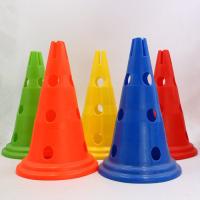 China Round Bottom Soccer Training Equipment 30cm 50cm Sports Training Cones for sale