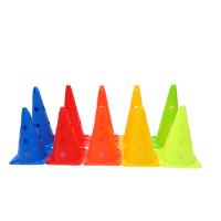 China 30cm 52cm Flat Cones For Football , Square Bottom Space Marker Cones for sale