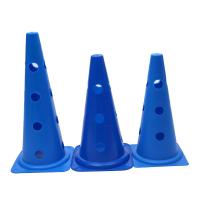 China 38cm 48cm Agility Soccer Training Equipment Plastic Cones For Sports for sale