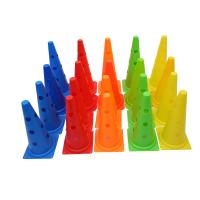 China 38cm 48cm Agility Soccer Training Equipment Plastic Cones For Sports for sale