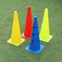 China 38cm 48cm Agility Soccer Training Equipment Plastic Cones For Sports for sale