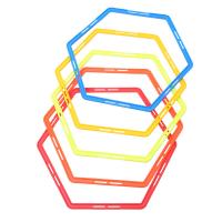 China Hexagonal Octagon Speed Ladder , Dia.50cm Football Speed Rings for sale