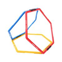 China Hexagonal Octagon Speed Ladder , Dia.50cm Football Speed Rings for sale