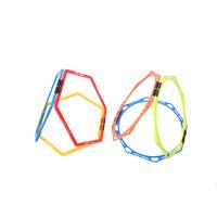 China Hexagonal Octagon Speed Ladder , Dia.50cm Football Speed Rings for sale