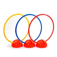 China OEM PP Soccer Training Equipment Dia30cm Agility Training Rings for sale