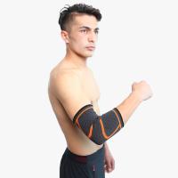 China Neoprene Lycra Elbow Protector Sleeve , SGS Tennis Elbow Support Band for sale