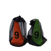 China 23cm Orange Training Cones , Digital Sign Barrel Small Football Cones for sale