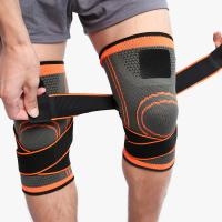 China Neoprene OEM Sports Protection Equipment Adjustable Knee Compression Sleeve for sale