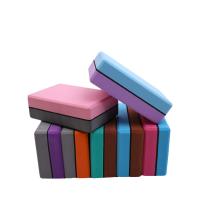 China 40 Degree 23*15*7.5cm Yoga Exercise Equipment Two Color Eva Yoga Brick for sale