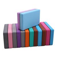 China 40 Degree 23*15*7.5cm Yoga Exercise Equipment Two Color Eva Yoga Brick for sale