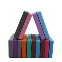 China 40 Degree 23*15*7.5cm Yoga Exercise Equipment Two Color Eva Yoga Brick for sale
