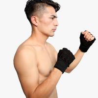 China OEM Shockproof Breathable Cycling Gloves , M L XL Half Finger Hand Gloves for sale