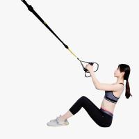 China Home Nylon Webbing Suspension Training Straps , 245cm Elastic Band Workout for sale