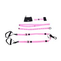 China Indoor 2 Belts Long Resistance Bands , 210CM Suspension Trainer Bands for sale