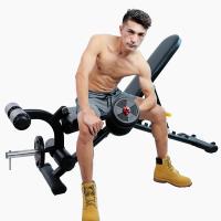 China Q235 H475mm Dumbbell Fitness Exercise Bench Home Gym Adjustable Incline Bench for sale