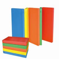 China Colorful Home Gym Floor Mats EPE PVC Foldable Gymnastics Mats for sale