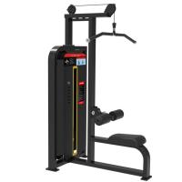 China Steel Tube Lat Pulldown Cable Machine , 215kg Lat Pulley Station for sale