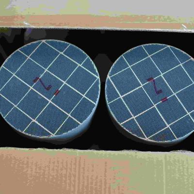 China High-Efficiency Diesel Particulate Filter 95% Filtration Cordierite SiC Custom Sizes 118.4mm to 330.2mm for sale