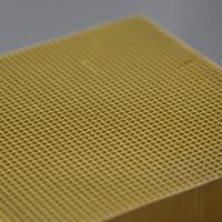 China VOCs Catalyst 99% Destruction Efficiency Noble Metal Coated Honeycomb 150x150x50mm for sale