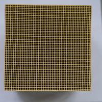 China VOCs Catalyst 99% Destruction Efficiency Noble Metal Coated Honeycomb 150x150x50mm for sale