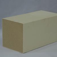 China GRACE Halogen Sulfur Resistant VOCs Catalyst Honeycomb 150x150x50mm 400 CPSI for Industrial Air Purification for sale