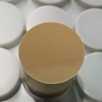 China Optimized Fluid Dynamics and Low Pressure Drop Round Cordierite SCR Catalyst for Diesel Passenger Cars for sale