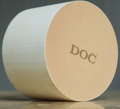 China Platinum DOC Diesel Oxidation Catalyst 80-170mm Diameter Honeycomb Ceramic Monolith for Euro 3/4/5 Standards for sale