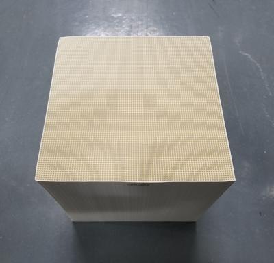 China Cordierite VOC Catalyst 150x150mm with 46-400 CPSI for Wire Cable Enameled Wire Machinery Waste Gas Purification for sale