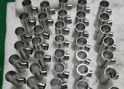China ASTM A815 S32750 Super Duplex 2507 Equal Tee 1-1/2 Inch Stainless Steel Fitting B16.9 for sale