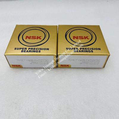 China NSK 7011CTYNDBLP4 High Precision Angular Contact Bearing 55mm Bore P4 for sale