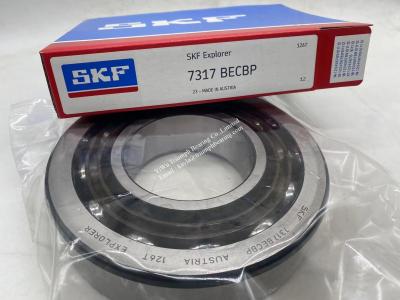 China Angular Contact Ball Bearing Single Row 7317 BECBP 85x180x41mm High Speed for sale