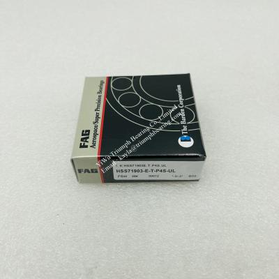 China FAG High Precision Angular Contact Ball Bearings HSS71903-E-T-P4S-UL , HSS71904-E-T-P4S-UL for sale