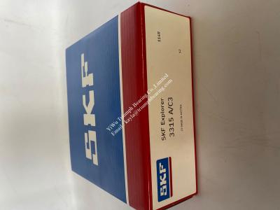 China Double Row Angular Contact Ball Bearing 3315 A C3 75mm ID 160mm OD for sale