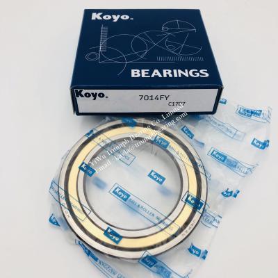 China KOYO Angular Contact Ball Bearing 7014FY 70mm Bore High Precision for sale