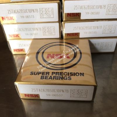 China NSK 25TAC62BSUC10PN7B Angular Contact Ball Bearing 62mm OD Precision for sale