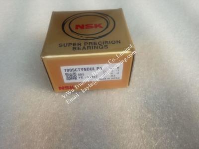 China NSK 7005CTYNDULP4 High Precision Angular Contact Ball Bearing 25mm Bore P4 Class for sale