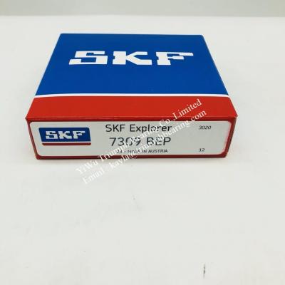 China Angular Contact Ball Bearing 7309BEP 45mm Bore Single Row High Speed for sale