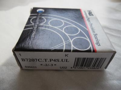 China FAG Angular Contact Ball Bearing B7207-C-T-P4S-UL P4S Precision 35mm Bore for sale