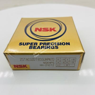 China NSK 25TAC02DT85SUHPN7D High Precision Ball Screw Support Bearing 25x62x15mm for sale