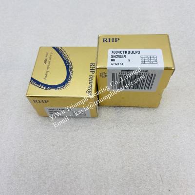 China RHP High Precision Angular Contact Ball Bearing 7004CTRDULP3 20mm Bore P3 Class for sale