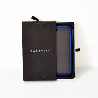 China Customized Logo Black Cardboard Mobile Phone Case Packaging Drawer Box for sale