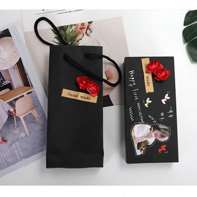 China Magic Recycled Cardboard Packaging Chocolate Paper Box Rectangular Square CMYK Printing for sale