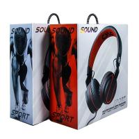 China Recycle Paper Cardboard Headphone Earphone Packaging Box ODM for sale