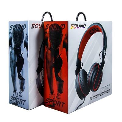 China Recycle Paper Cardboard Headphone Earphone Packaging Box ODM for sale