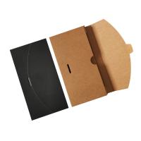 China Custom Logo Biodegradable Kraft Paper Phone Case Packaging Box Gift Packing Envelope Shape Scarf Package Box for sale