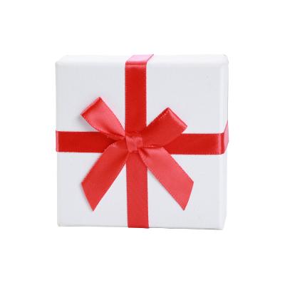 China SGS Cardboard Gift Packaging Box For Ring Earrings Necklace Ornaments for sale