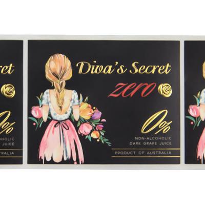 China Adhesive PET PVC Packaging Sticker Labels Custom Logo Printed for sale