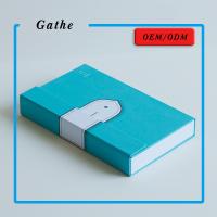 China OEM Blue Folding Mobile Case Packaging Box Recyclable Paper for sale