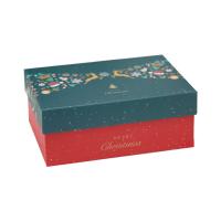 China Ribbon Closure Cardboard Gift Packaging Box For Christmas Gift for sale
